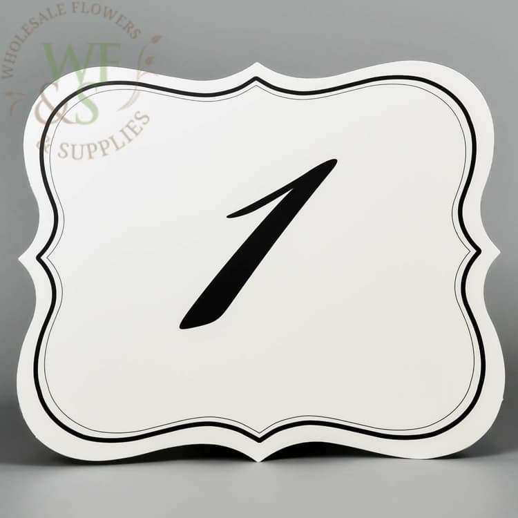 Decorative Table Numbers | Wholesale Flowers & Supplies