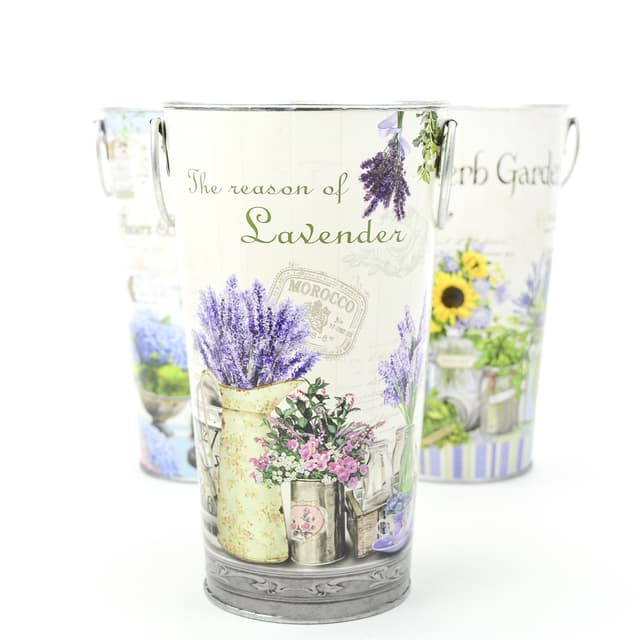French Buckets - Set of 3 | Wholesale Flowers & Supplies